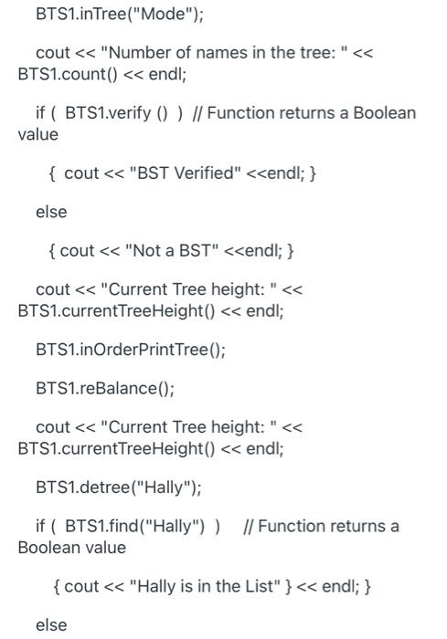 Solved Write a BTS for strings datatype, using pointers | Chegg.com