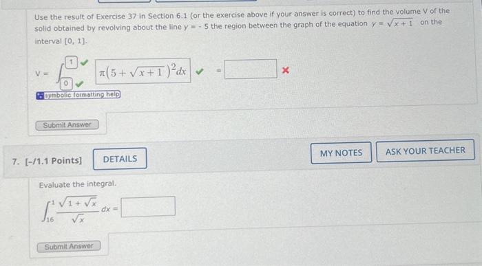 Solved Use the result of Exercise 37 in Section 6.1 (or the | Chegg.com