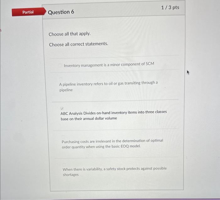 Solved Choose all that apply. Choose all correct statements. | Chegg.com Solved Choose all that apply. Choose all correct statements. | Chegg.com