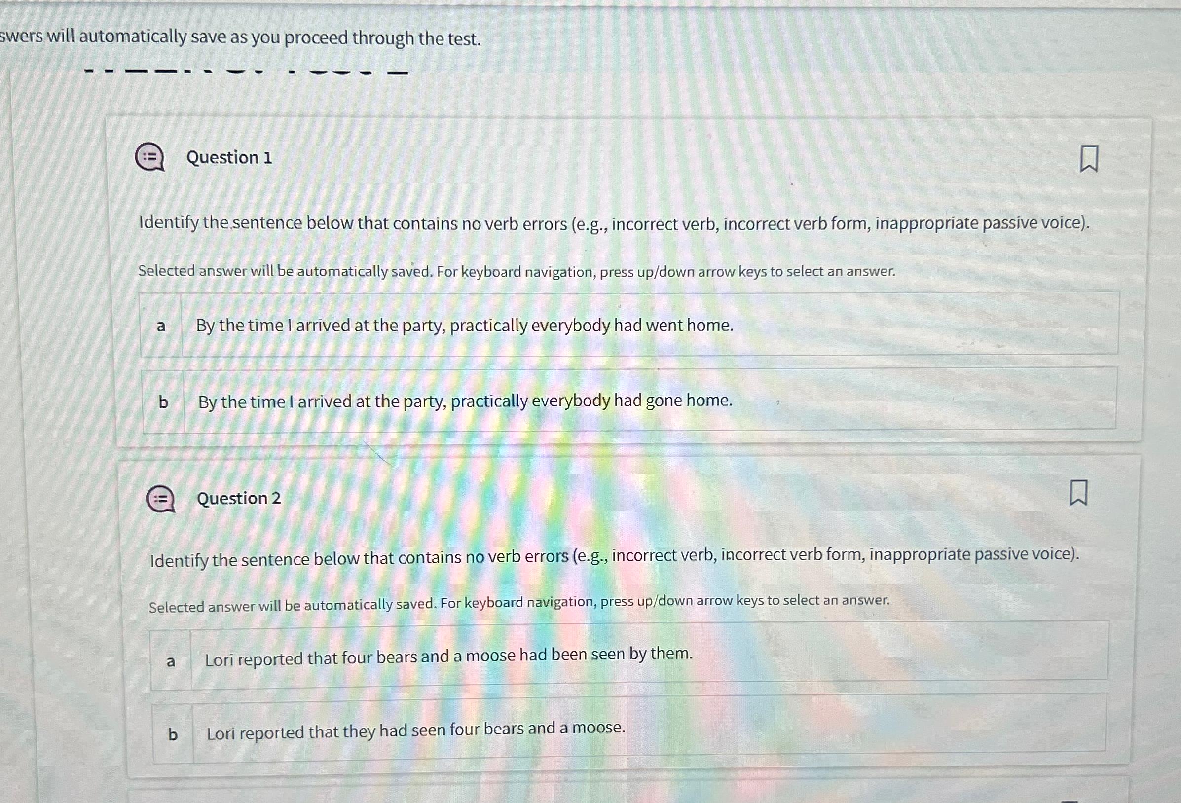 Solved swers will automatically save as you proceed through | Chegg.com