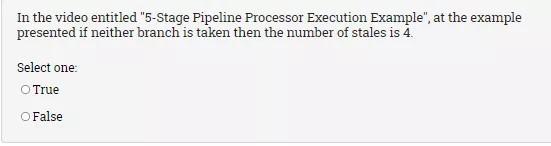Solved In the video entitled "5-Stage Pipeline Processor | Chegg.com