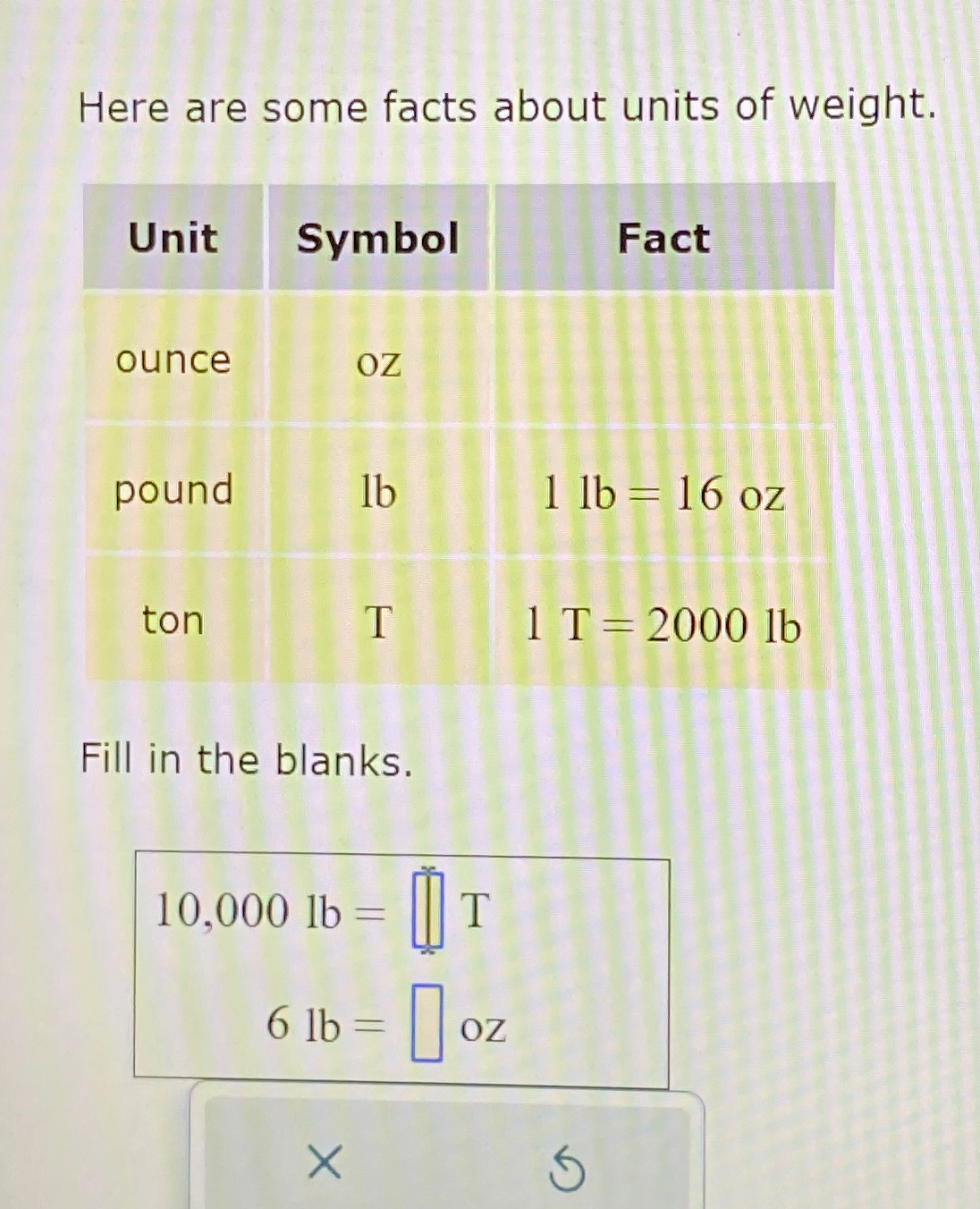 Solved Here are some facts about units of | Chegg.com
