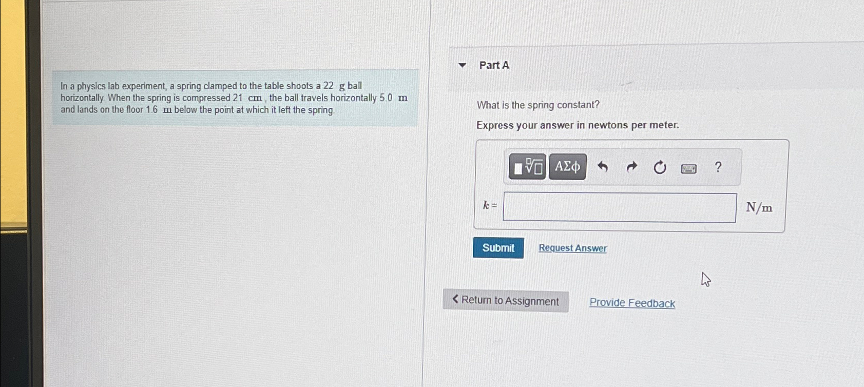 Solved In a physics lab experiment, a spring clamped to the | Chegg.com