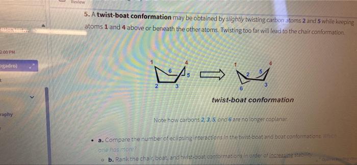 Solved lation inst... 2:00 PM ogadro) t raphy Review 5. A | Chegg.com