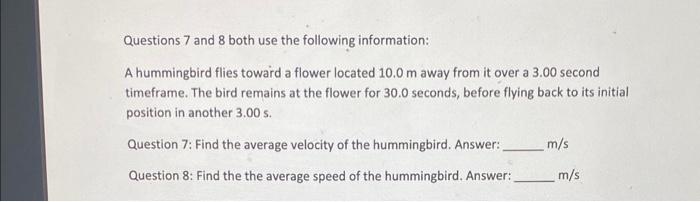 Solved Questions 7 and 8 both use the following information: | Chegg.com