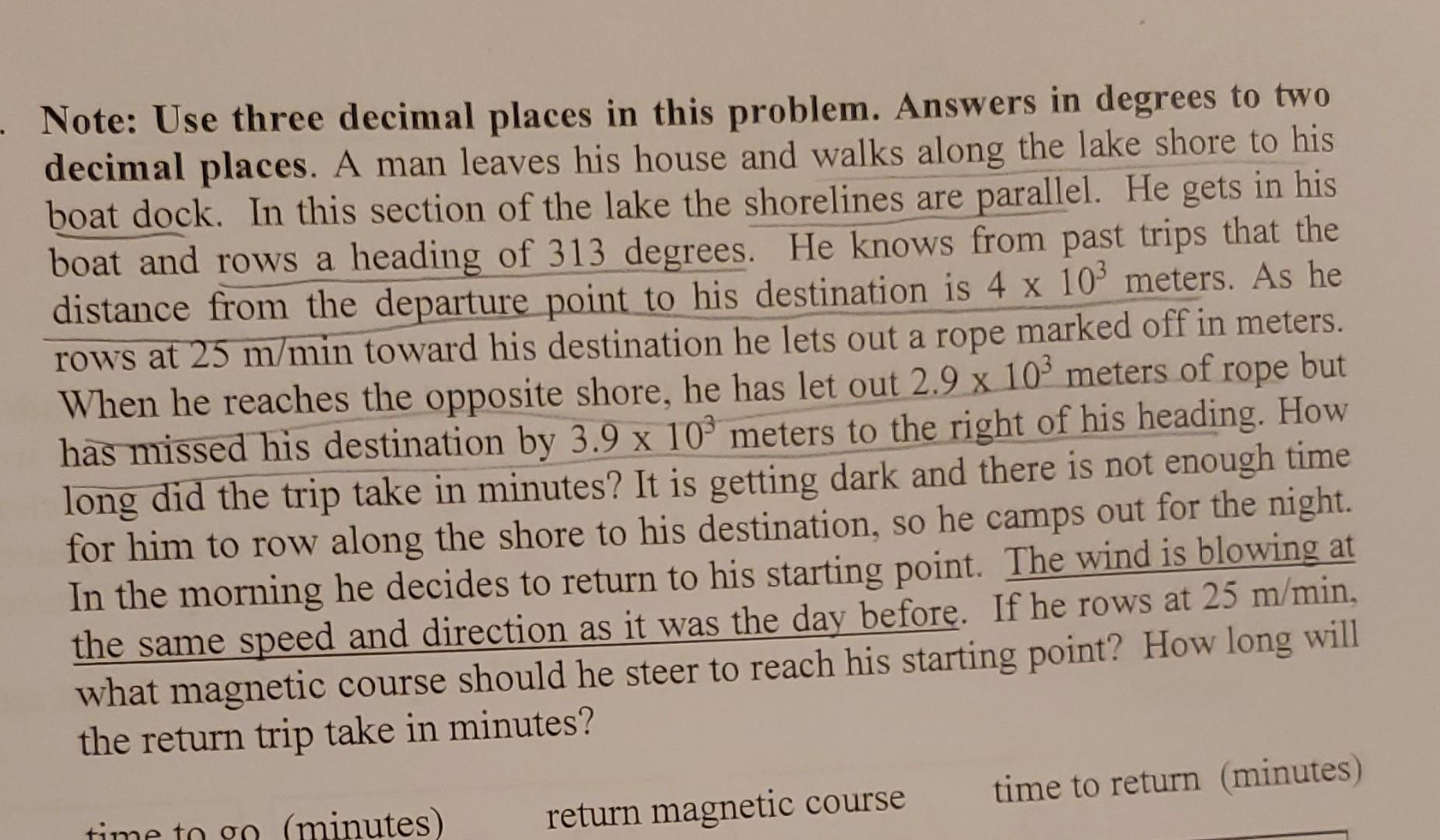 Note: Use three decimal places in this problem. | Chegg.com