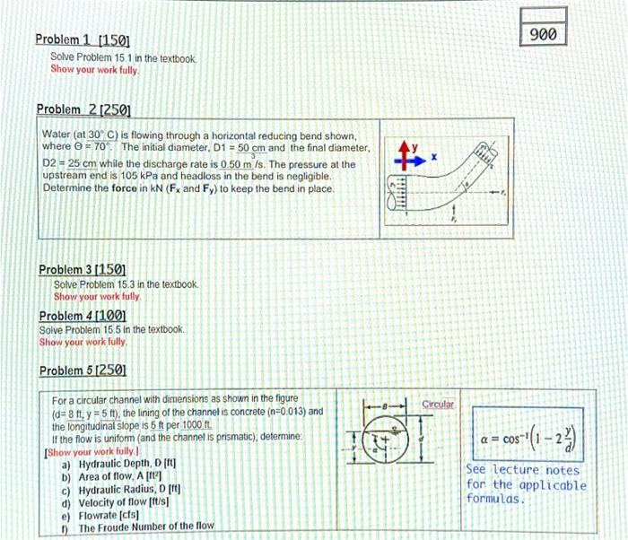 Solved Problem 1 [150] Solve Problem 15.1 in the textbook. | Chegg.com