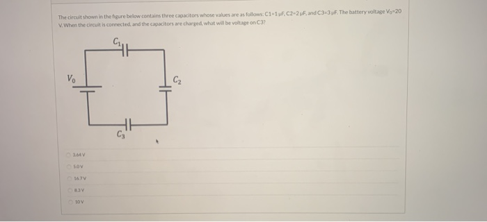 Solved The circuit shown in the figure below contains three | Chegg.com