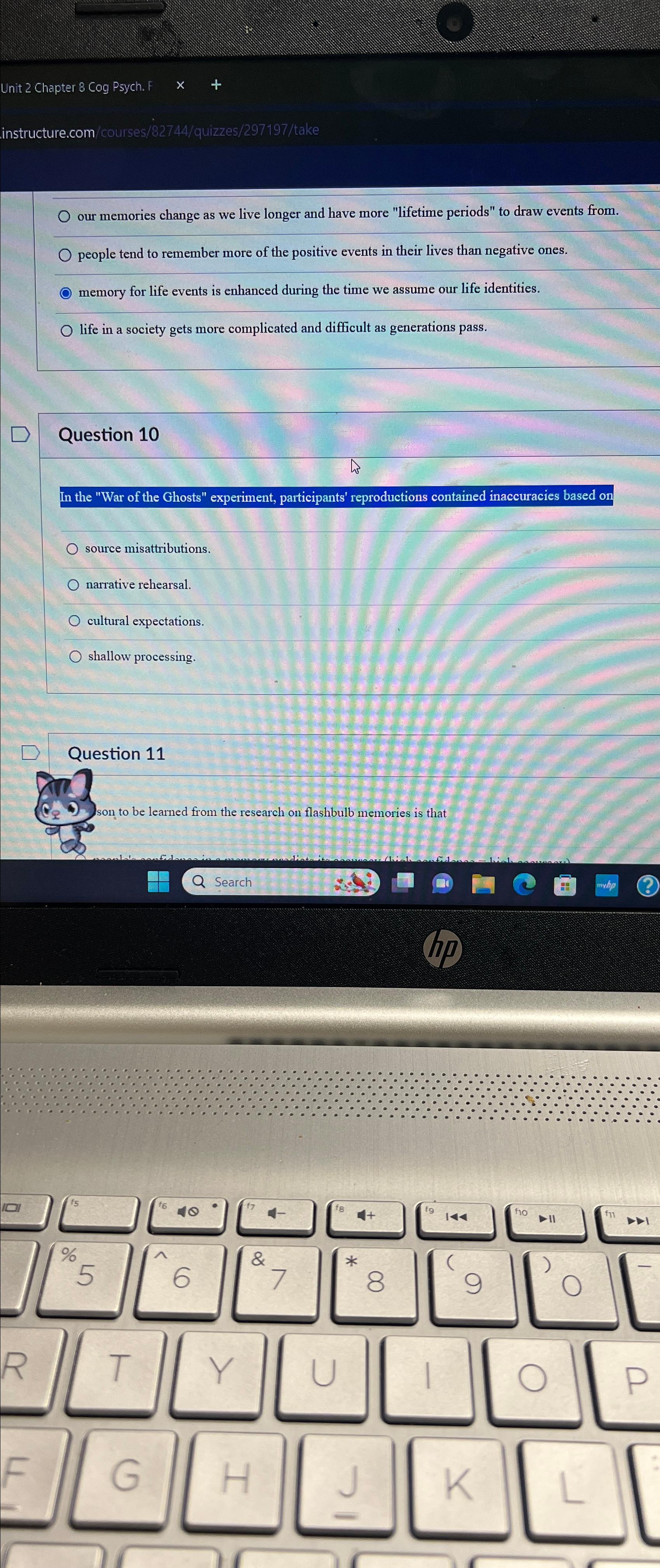 Solved Unit 2 ﻿Chapter 8 ﻿Cog Psych. ﻿F×,+instructure.comour | Chegg.com
