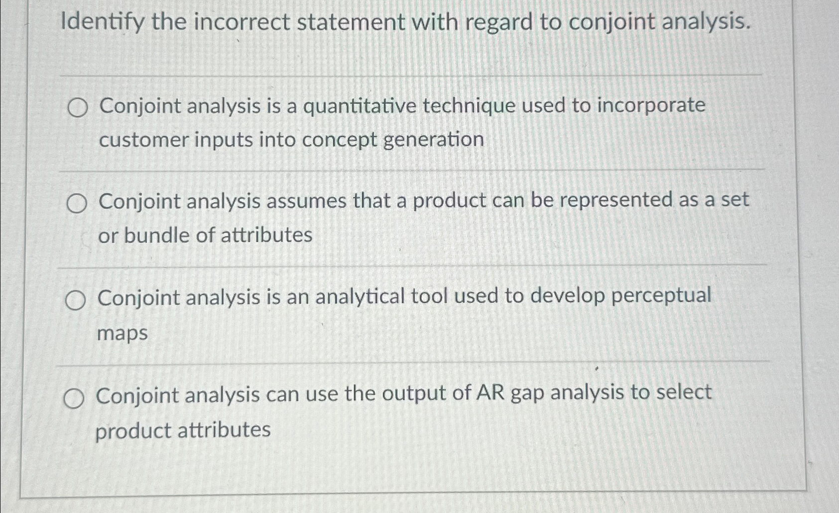 Solved Identify the incorrect statement with regard to | Chegg.com