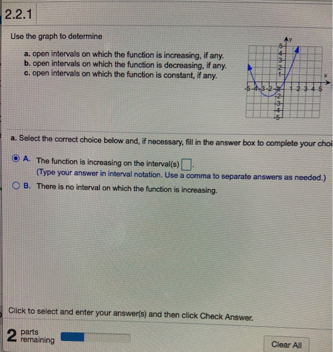 Solved Use the graph to determinea.) open intervals on which | Chegg.com