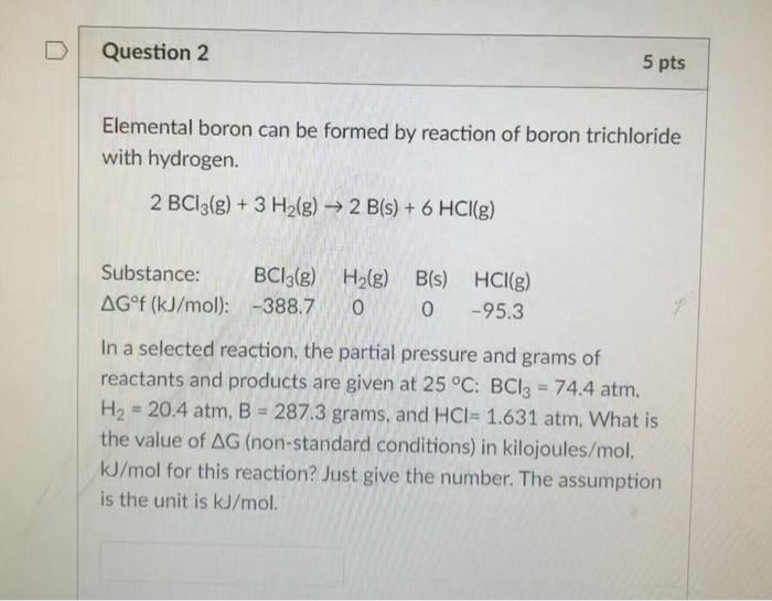 Solved Elemental boron can be formed by reaction of boron | Chegg.com