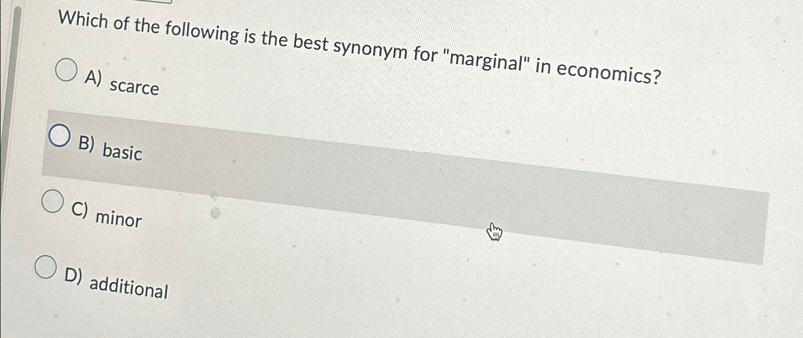 Solved Which of the following is the best synonym for | Chegg.com