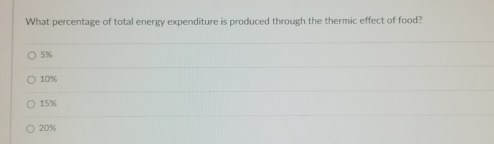 Solved What percentage of total energy expenditure is | Chegg.com