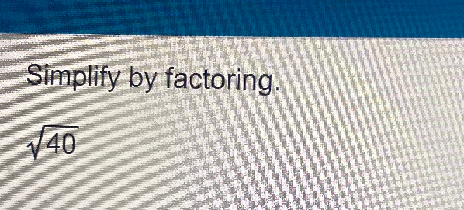 Solved Simplify by factoring.402 | Chegg.com