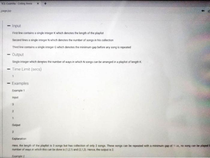 Solved Codevita Coding Arena O A B C D H ONLINE EDITOR(E) | Chegg.com