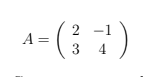 Solved Consider the following matrix A, ﻿find its inverse | Chegg.com