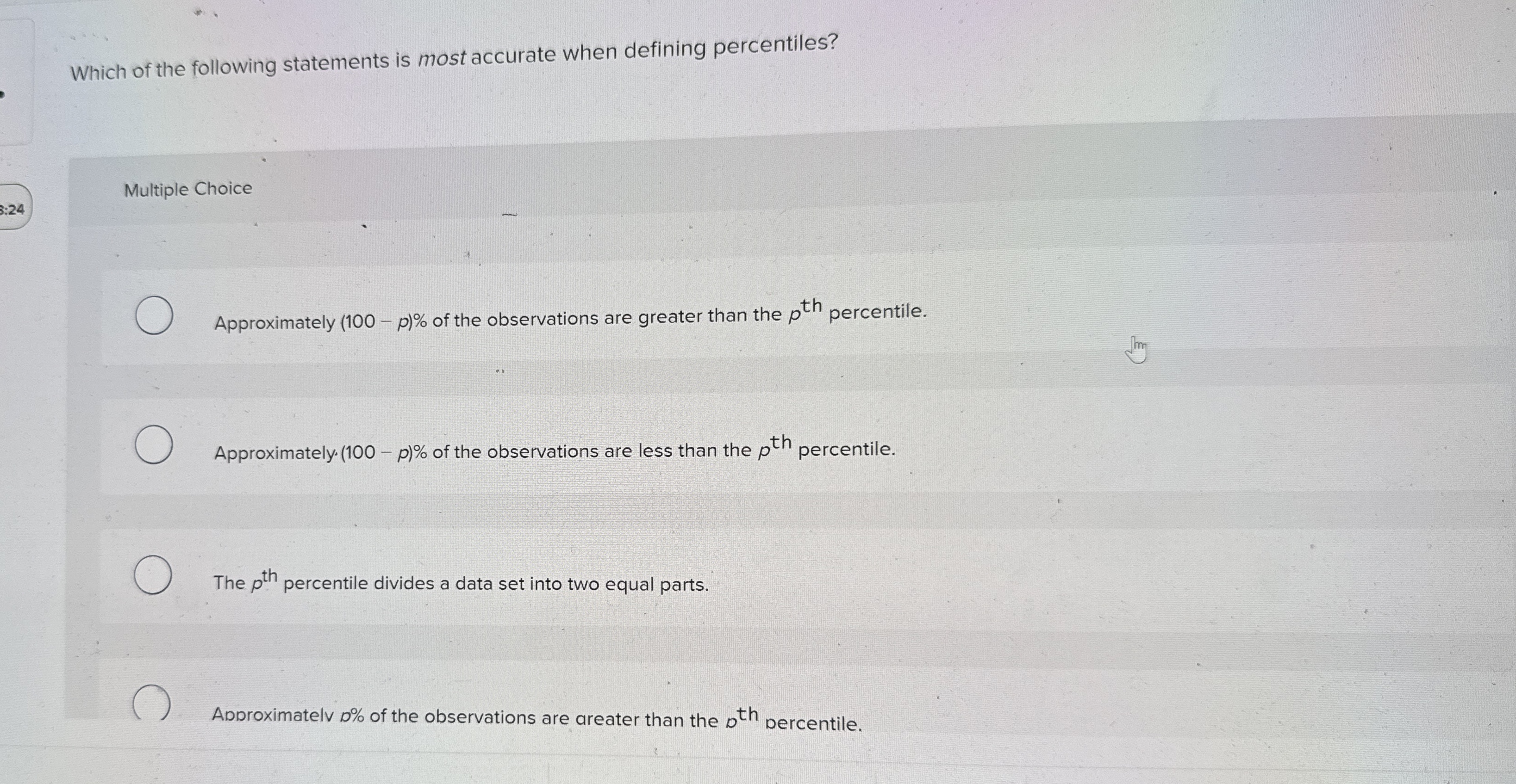 Solved Which of the following statements is most accurate | Chegg.com