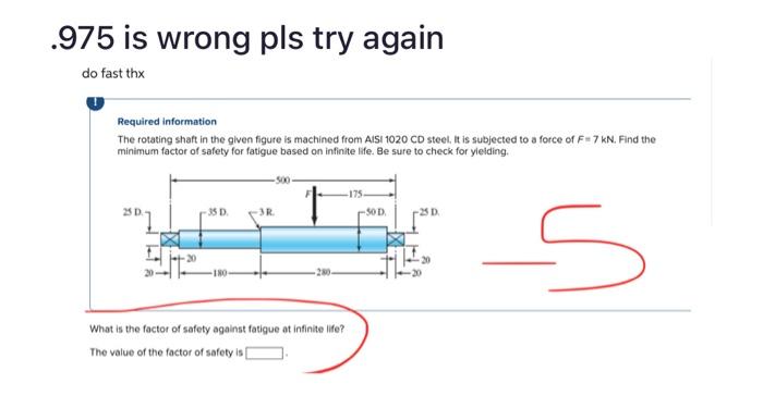 Solved .975 is wrong pls try again do fast th x (1) Required | Chegg.com