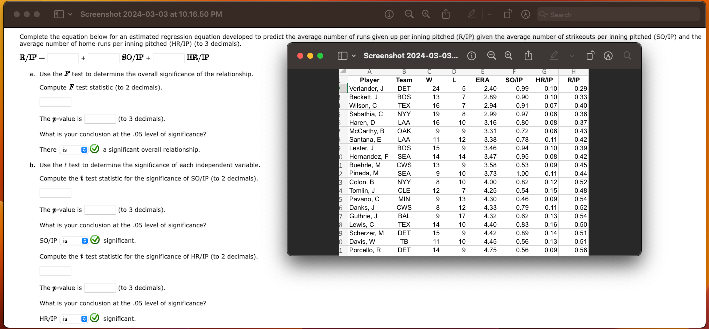 Solved average number of home runs per inning pitched | Chegg.com