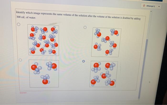 Solved A small volume within a 300 mL aqueous solution of | Chegg.com