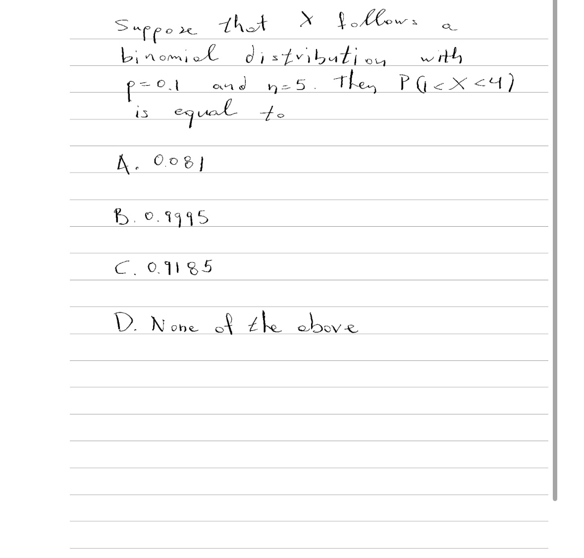 Solved suppose that x ﻿follows abinomial distribution | Chegg.com