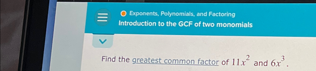 Solved Exponents, Polynomials, and Factoring Introduction to | Chegg.com