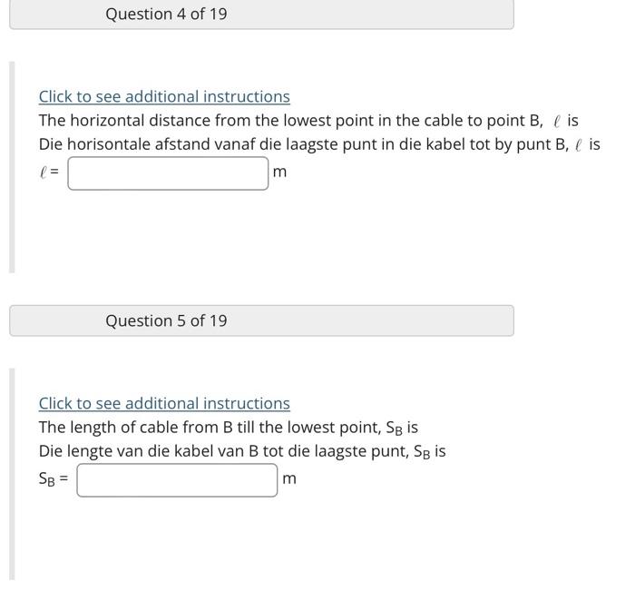 Solved A cable weighing 40 Newtons per meter of length is | Chegg.com