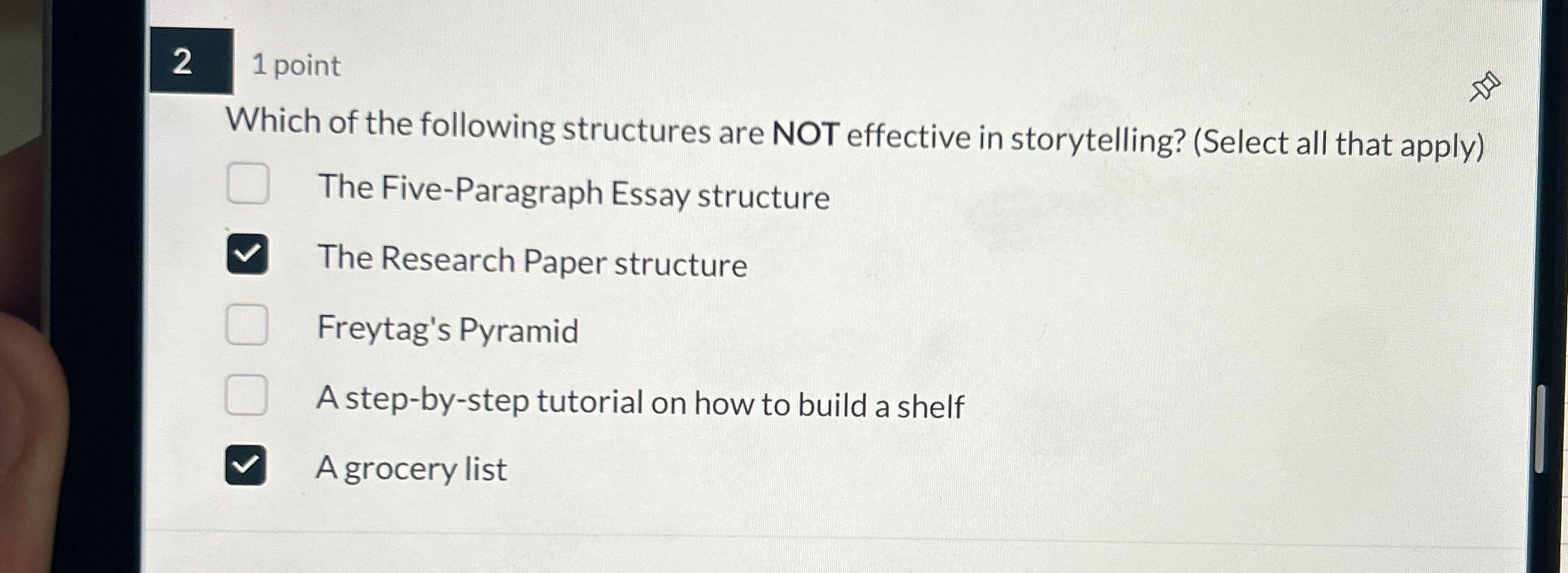 Solved 21 ﻿pointWhich of the following structures are NOT | Chegg.com