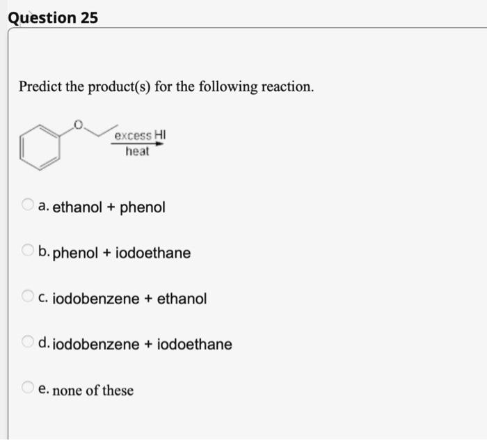 Solved Predict the product(s) for the following reaction. a. | Chegg.com