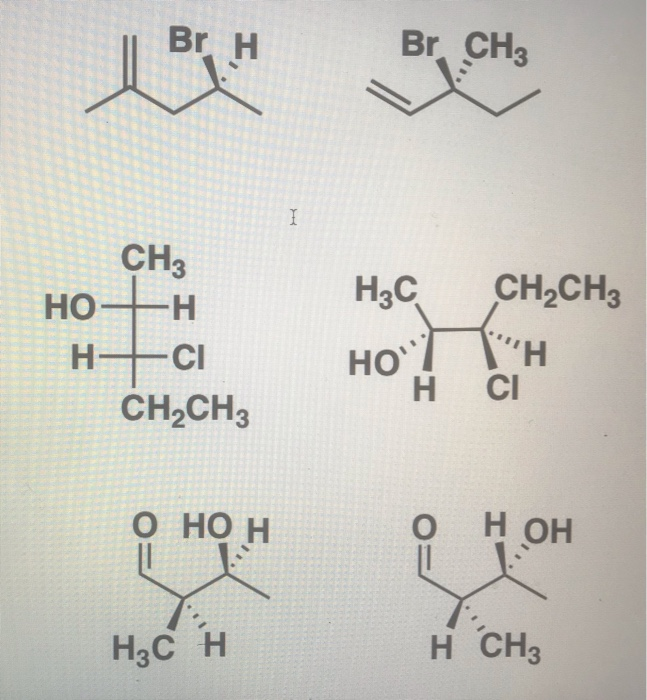 Solved Br H Br CH2 see 1 HzC CH2CH3 CH3 НО-НН НЕСІ CH2CH2 | Chegg.com