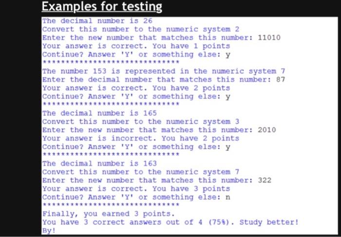 Solved Program behavior This is a game that pits the user | Chegg.com