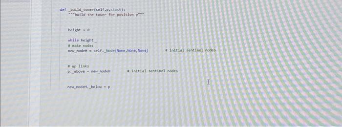 Solved i showed you the code for my raise tower method but | Chegg.com