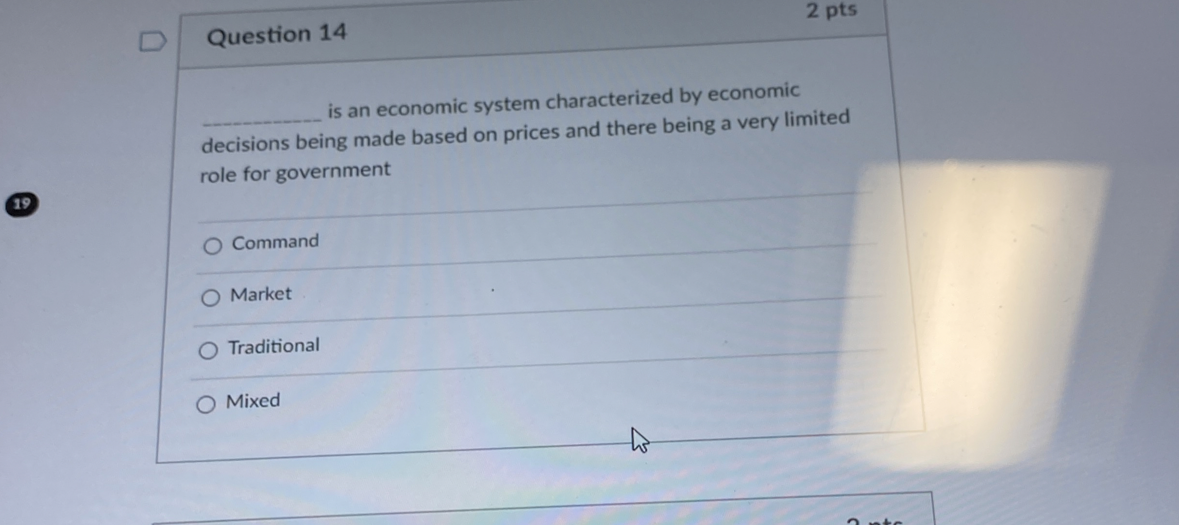 Solved Question 142 ﻿pts19is an economic system | Chegg.com