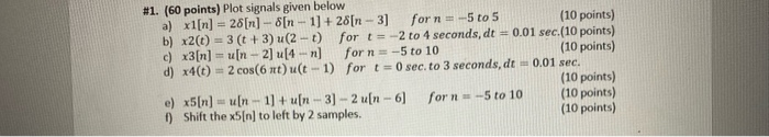 Solved just need letter d. using scilab or by had. please | Chegg.com Solved just need letter d. using scilab or by had. please | Chegg.com