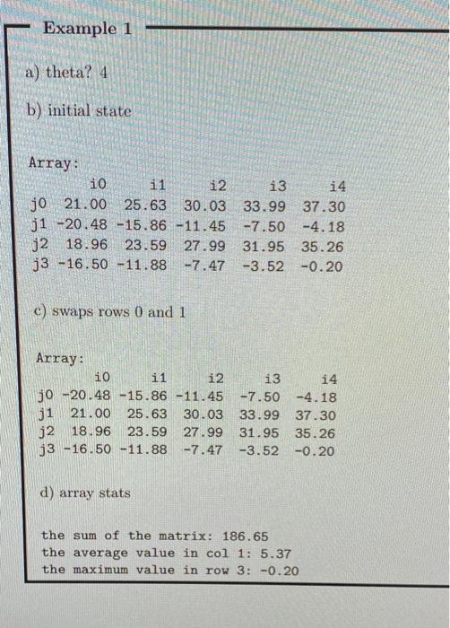 Solved Q1) Manipulating Matrices Consider a 5×4 matrix A, | Chegg.com