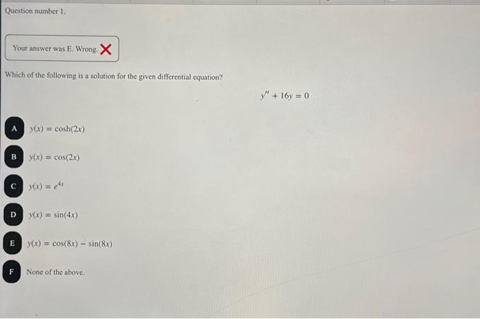 Solved Question number 1. Which of the following is a | Chegg.com