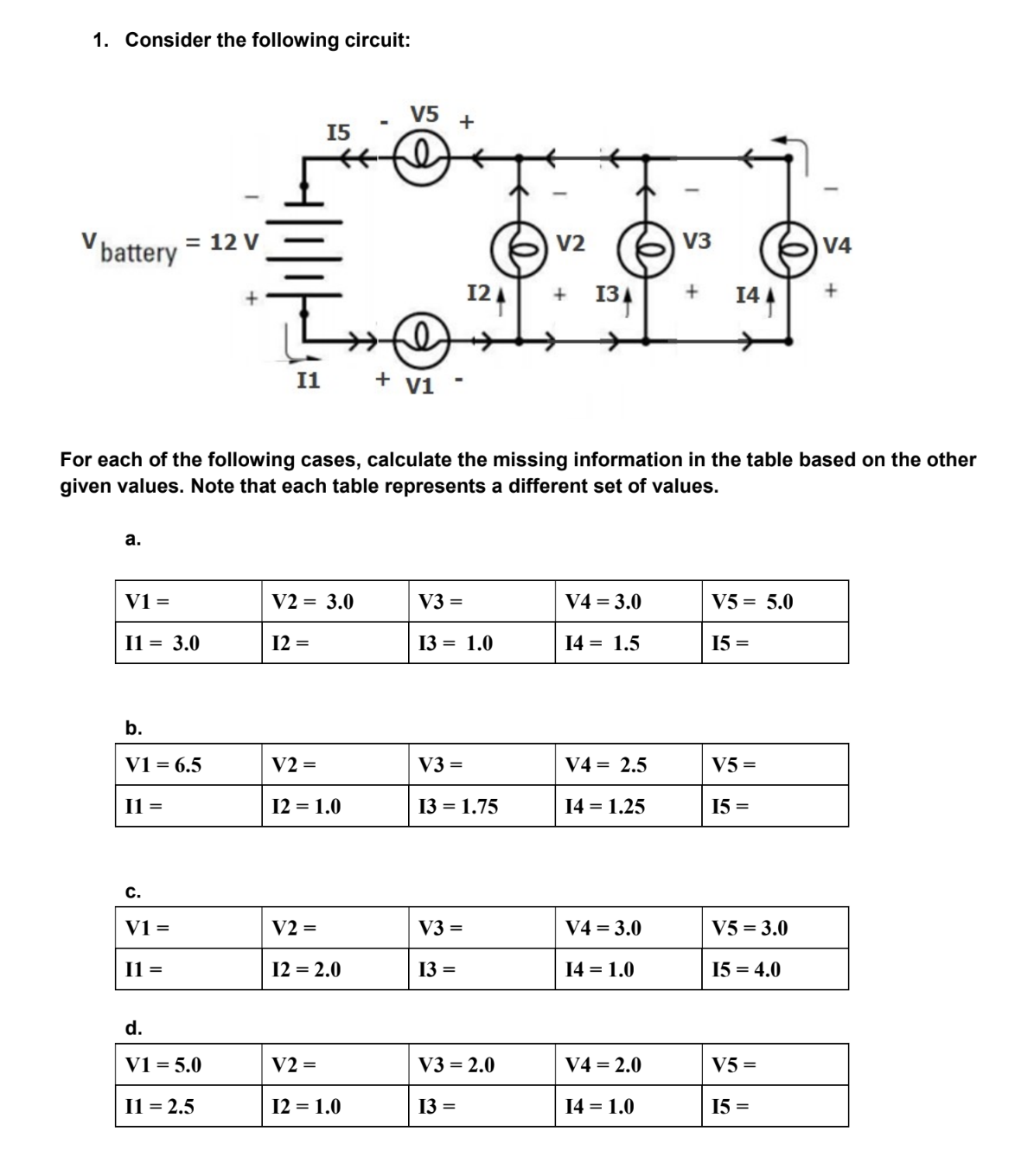 Solved Consider the following circuits:For each of the | Chegg.com