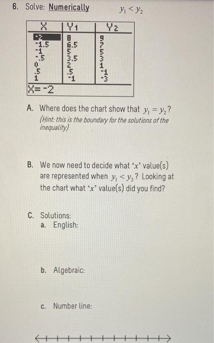Solved 6. Solve: Numerically y