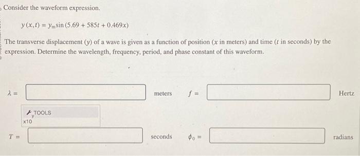 Solved Consider the waveform expression. | Chegg.com