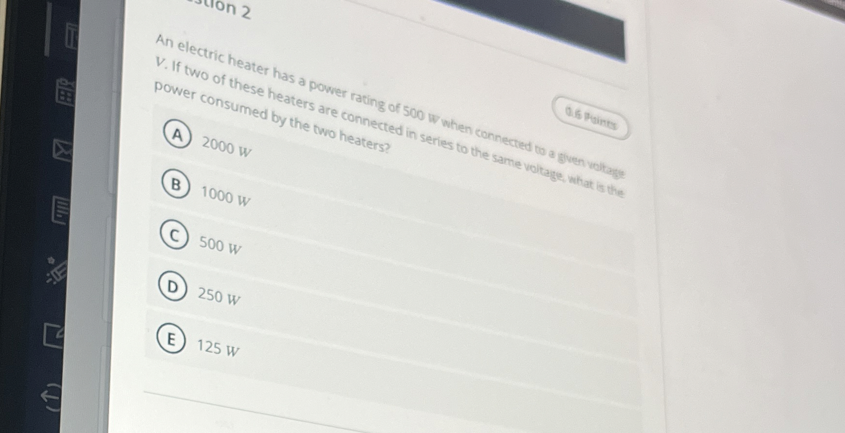 High Quality SOLUTION An electric heater has a power rating of 500 ﻿iv when | Chegg.com