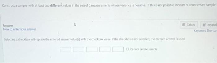 Solved Construct a sample (with at least two different | Chegg.com
