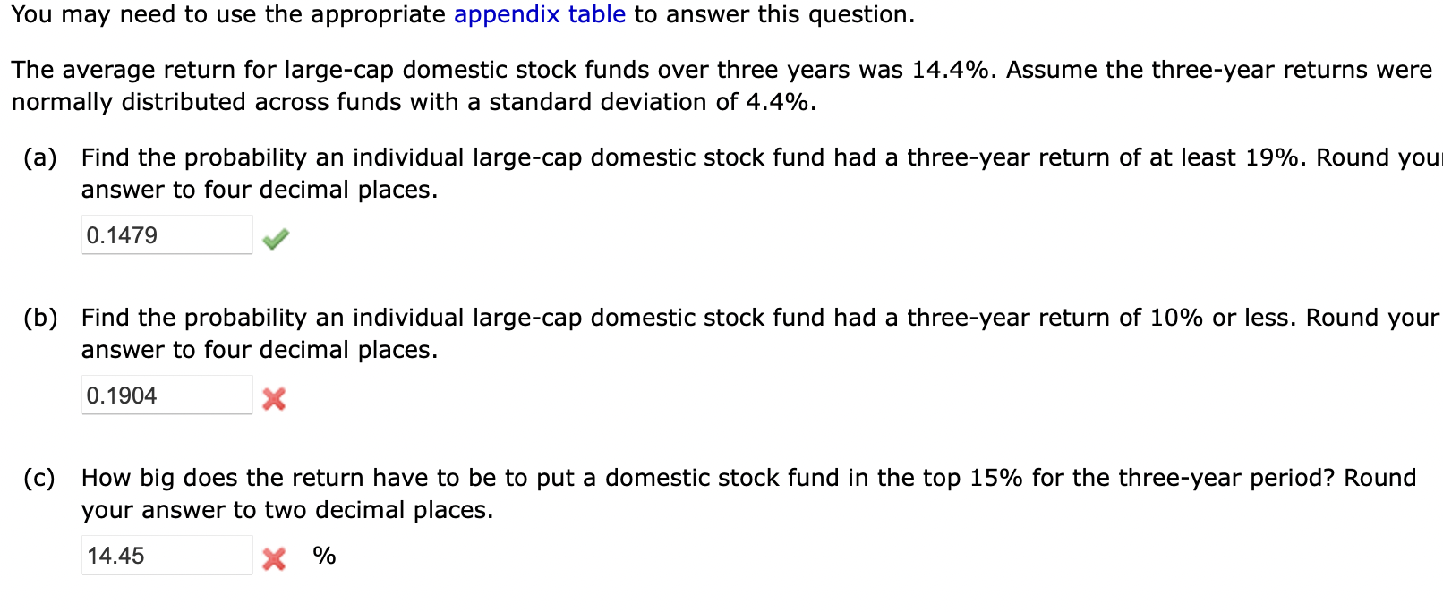 Solved You may need to use the appropriate appendix table to | Chegg.com