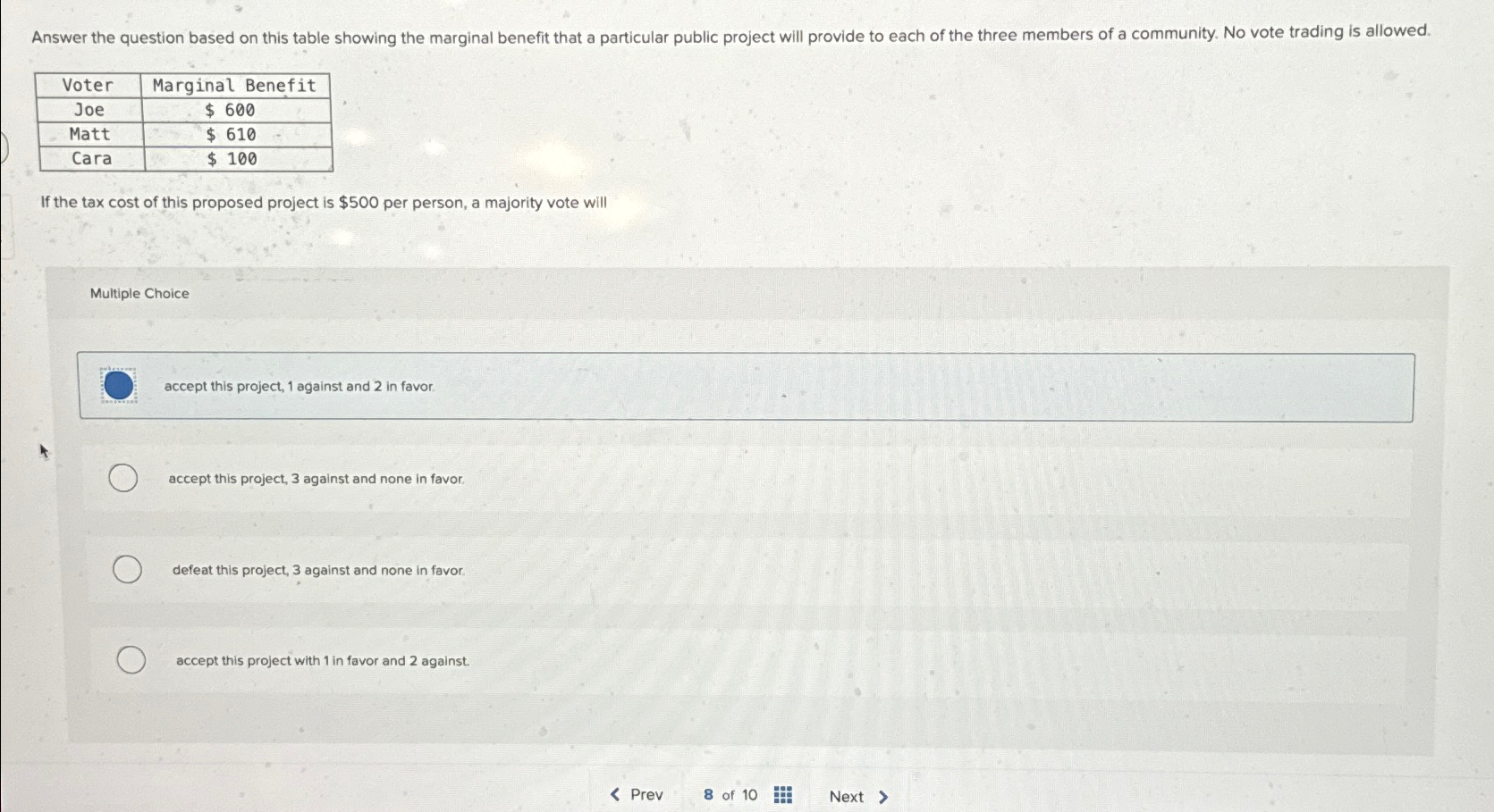 Solved Answer the question based on this table showing the | Chegg.com