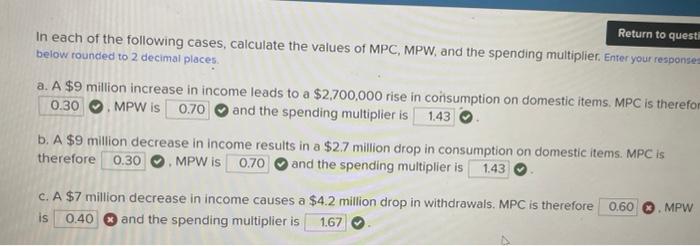 Solved In each of the following cases, calculate the values | Chegg.com