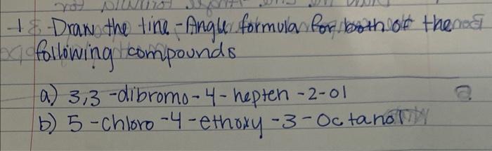 Solved 18 Draw the tine - Angle formula for bethof thened | Chegg.com