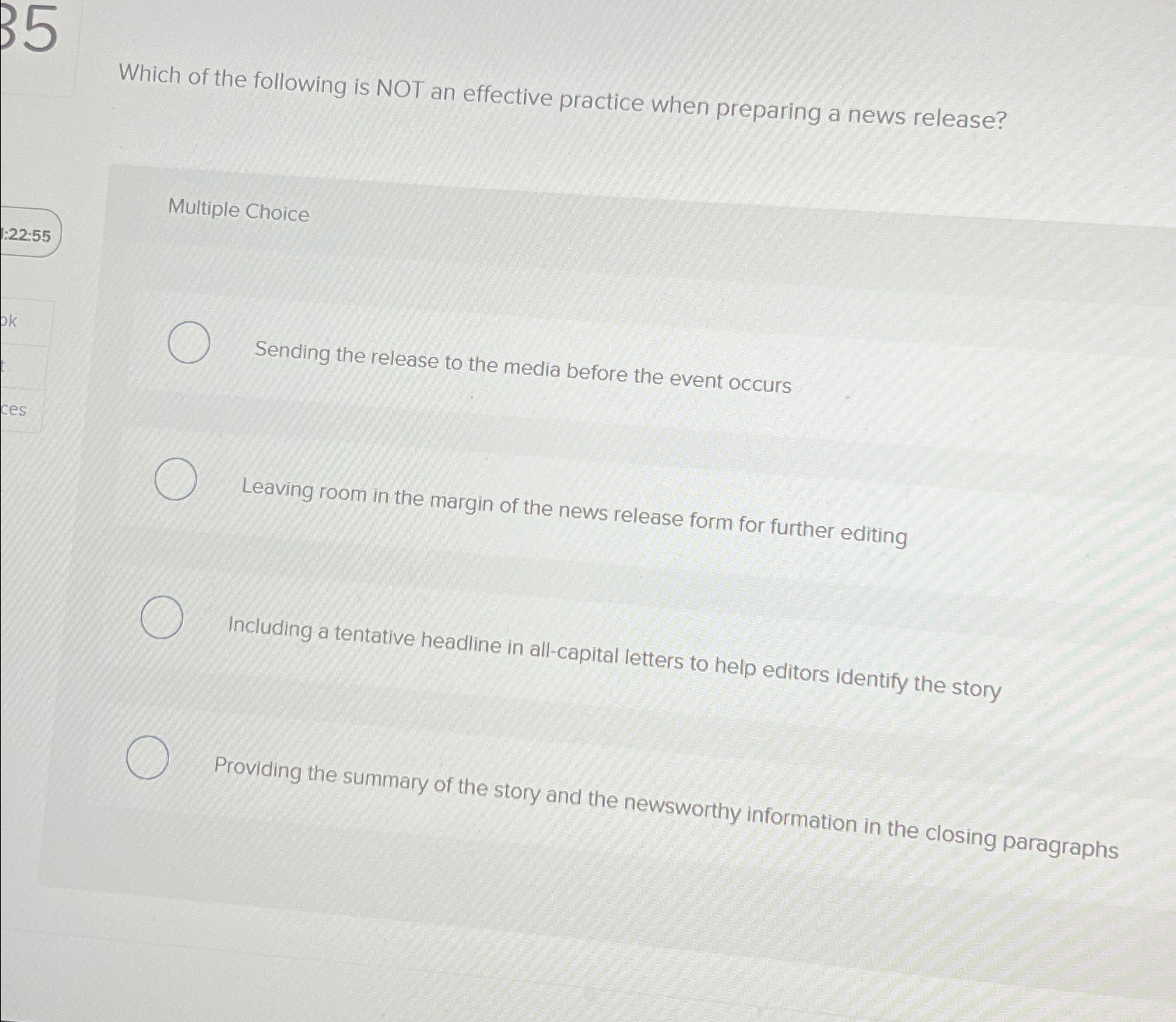 Solved Which of the following is NOT an effective practice | Chegg.com