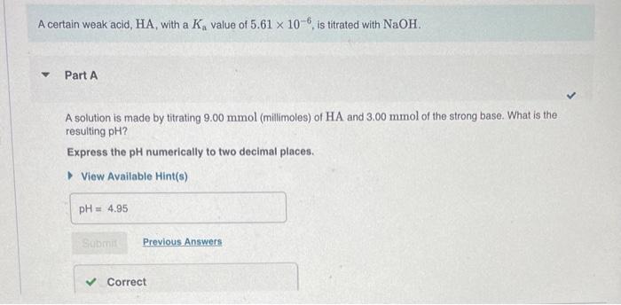Solved More strong base is added until the equivalence point | Chegg.com