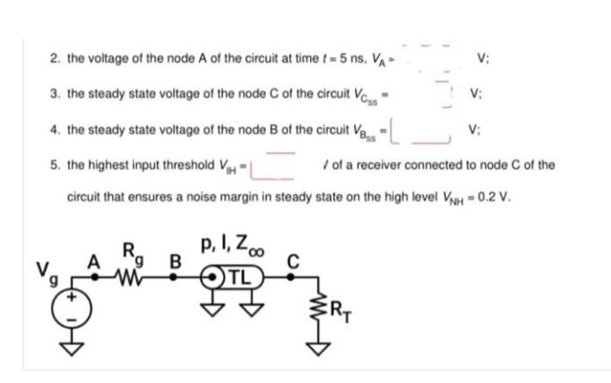 Solved In the schematic below, an ideal transmission line TL | Chegg.com