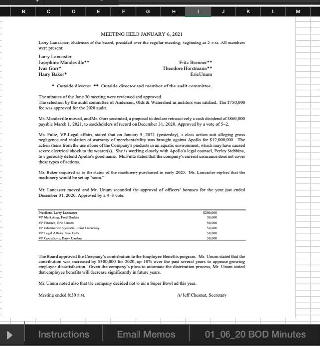 Solved Required information In this mini-case you will audit | Chegg.com